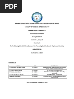 The Life and Work of Marie Curie | PDF | Marie Curie | Nuclear Chemistry