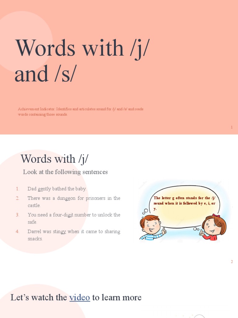 words-with-j-and-s-class-one-pdf
