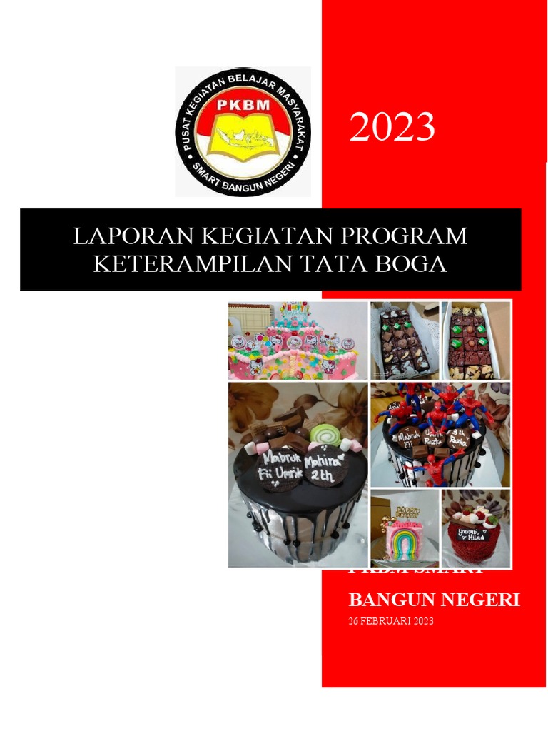 Laporan Pelaksanaan Project Tata Boga PKBM SBN 26 Februari 2023 | PDF