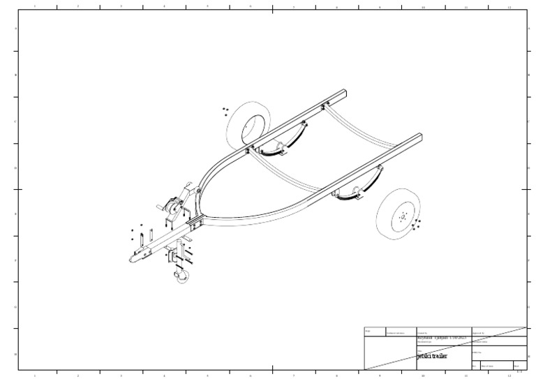 jetski trailer new Drawing 3 v1 | PDF
