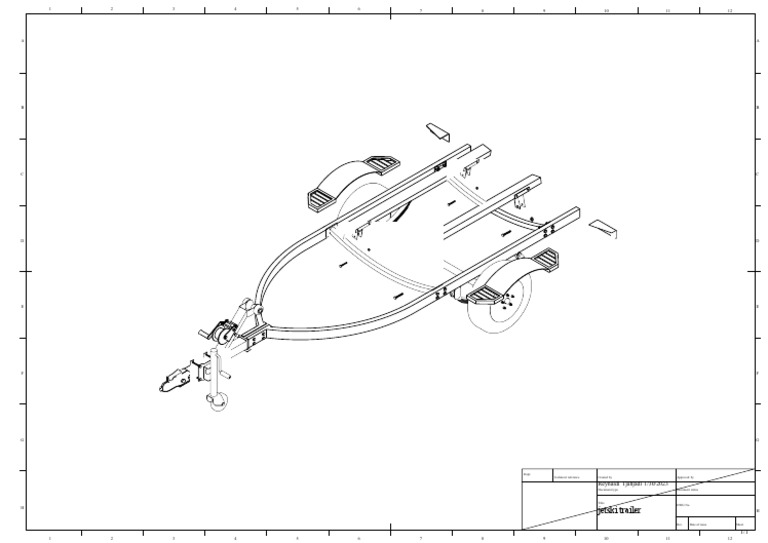 jetski trailer new Drawing 4 v1 | PDF