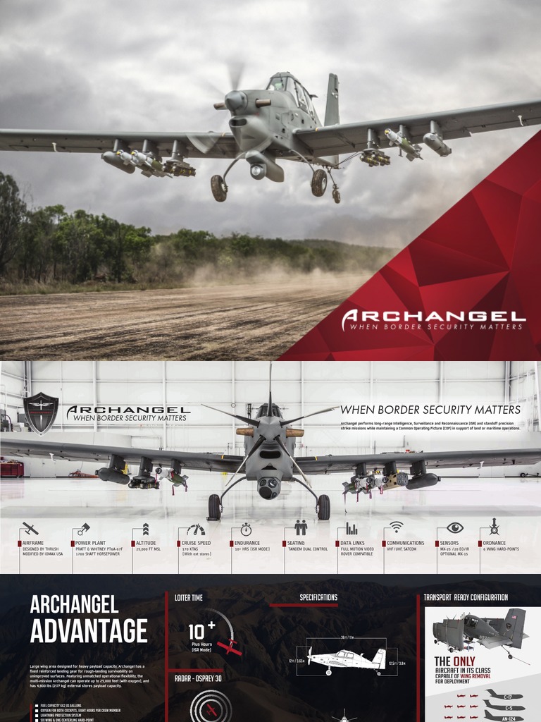 IOMAX Archangel Brochure 2018 | PDF | Avionics | Military Science