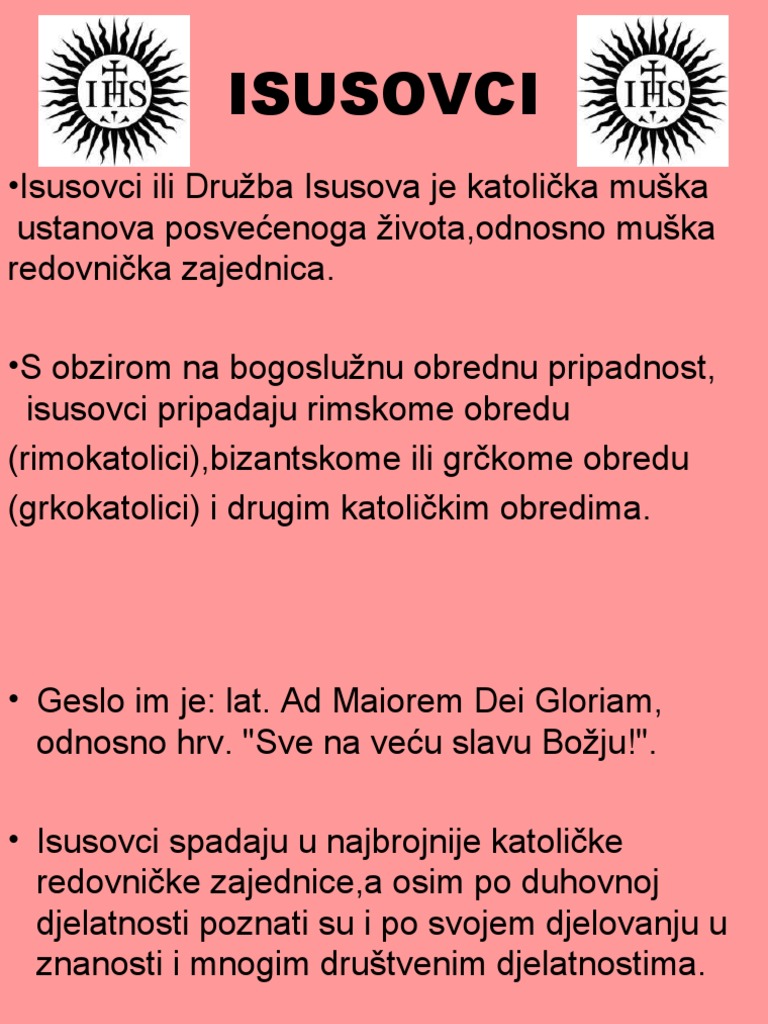 Isusovci - Rad Ucenika | PDF