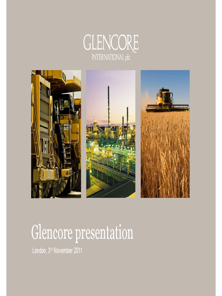 Glencore Presentation | PDF | Glencore | Cobalt