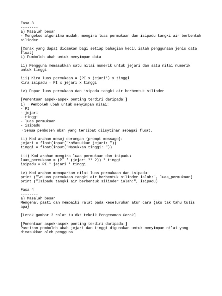 Ask Mini Project1 Fasa3-4 | PDF