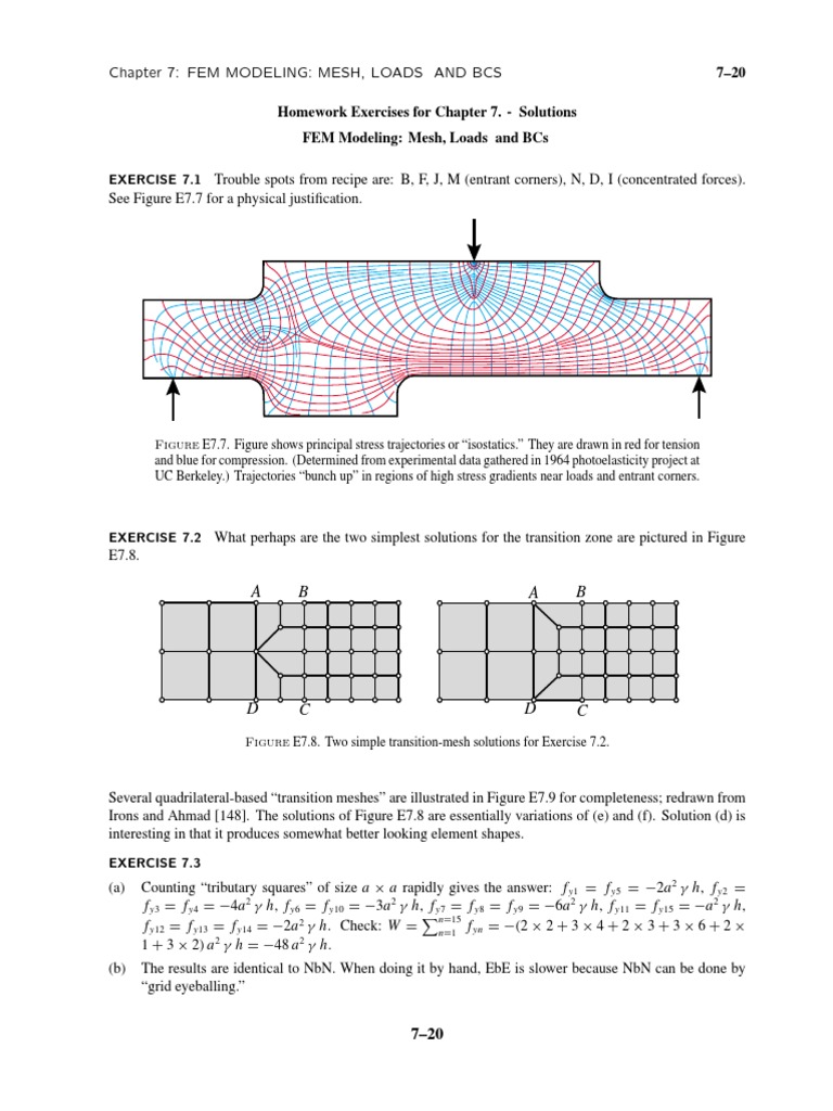 IFEM HW03 Sol Ch07 | PDF | Finite Element Method | Classical Mechanics