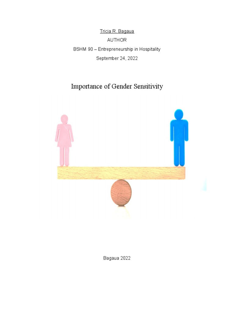 Bagaua Tricia Gender-Sensitivity | PDF