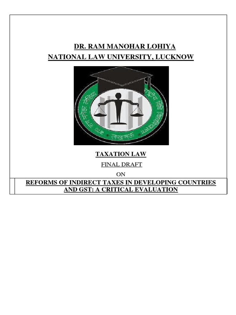 Taxation Project | PDF | Taxes | Value Added Tax