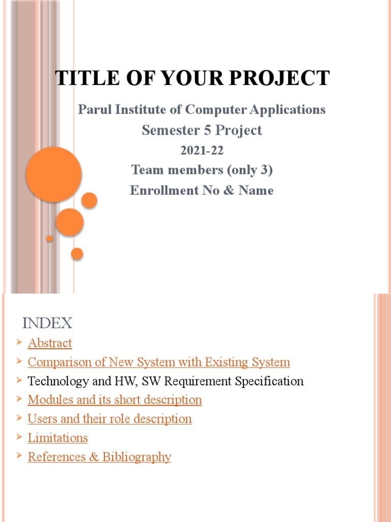 Project Definition Format | PDF