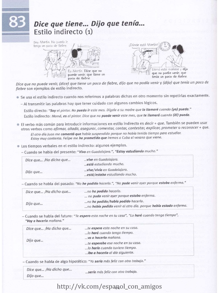 Estilo Indirecto 0 | PDF