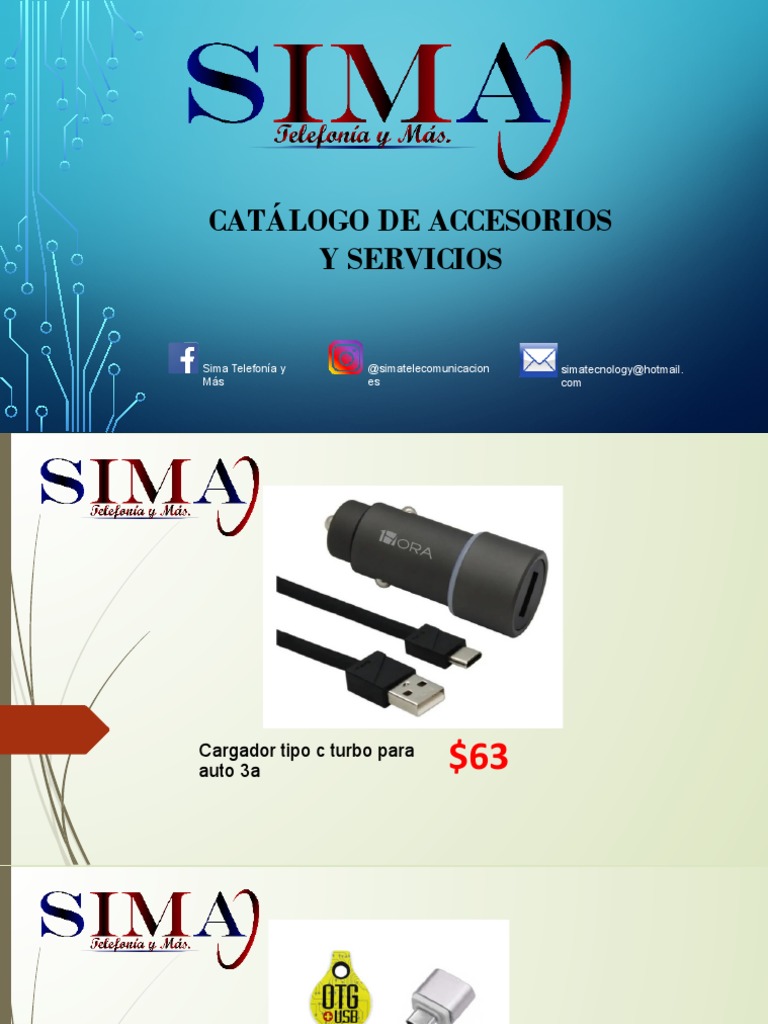 Catálogo Accesorios SIMA-5-1 | PDF