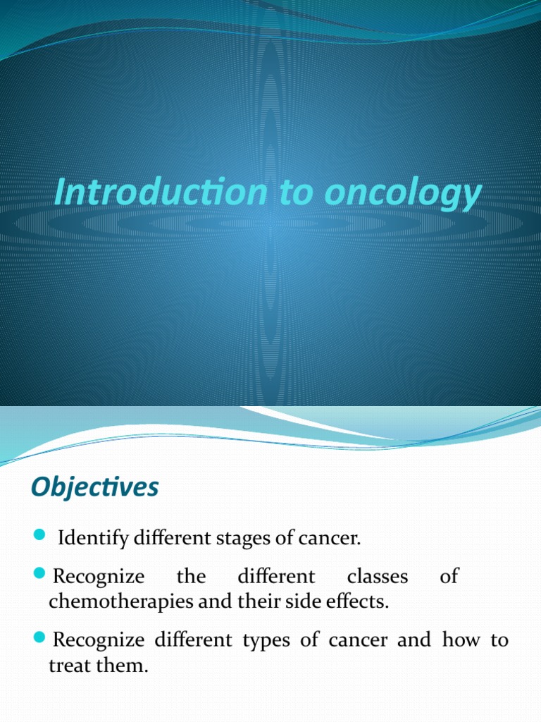 Introduction To Oncology | PDF | Apoptosis | Cancer
