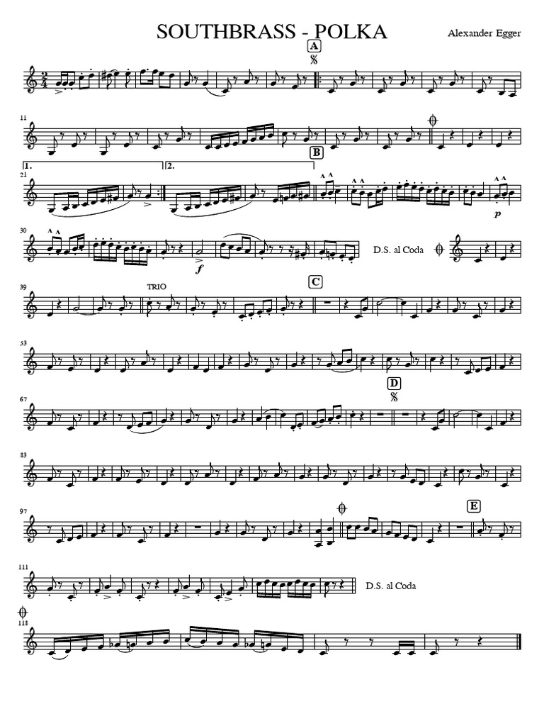 Southbrass Polka Bass Sib | PDF