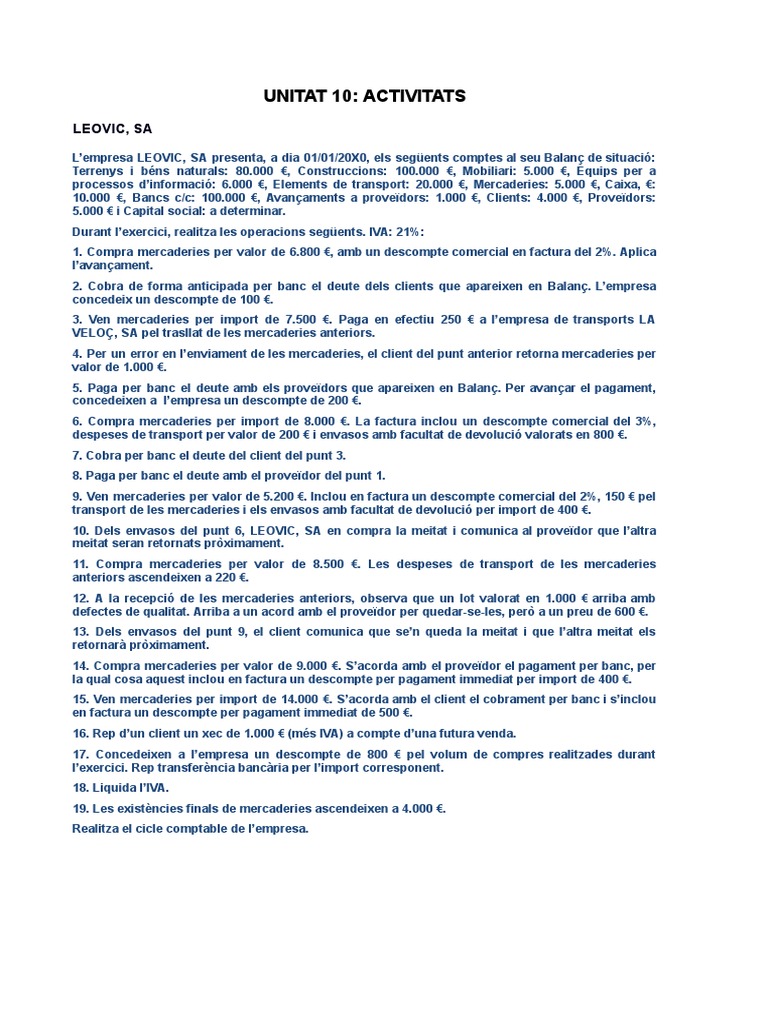 ACTIVITATS | PDF