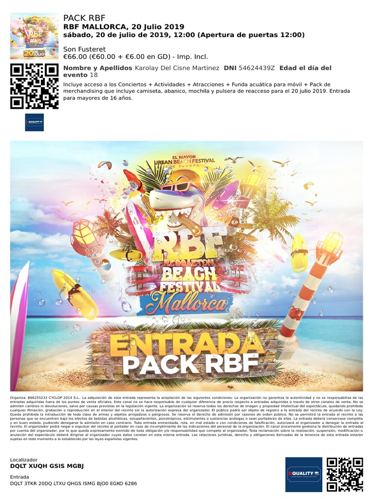 ENTRADA RBF 2019 | PDF