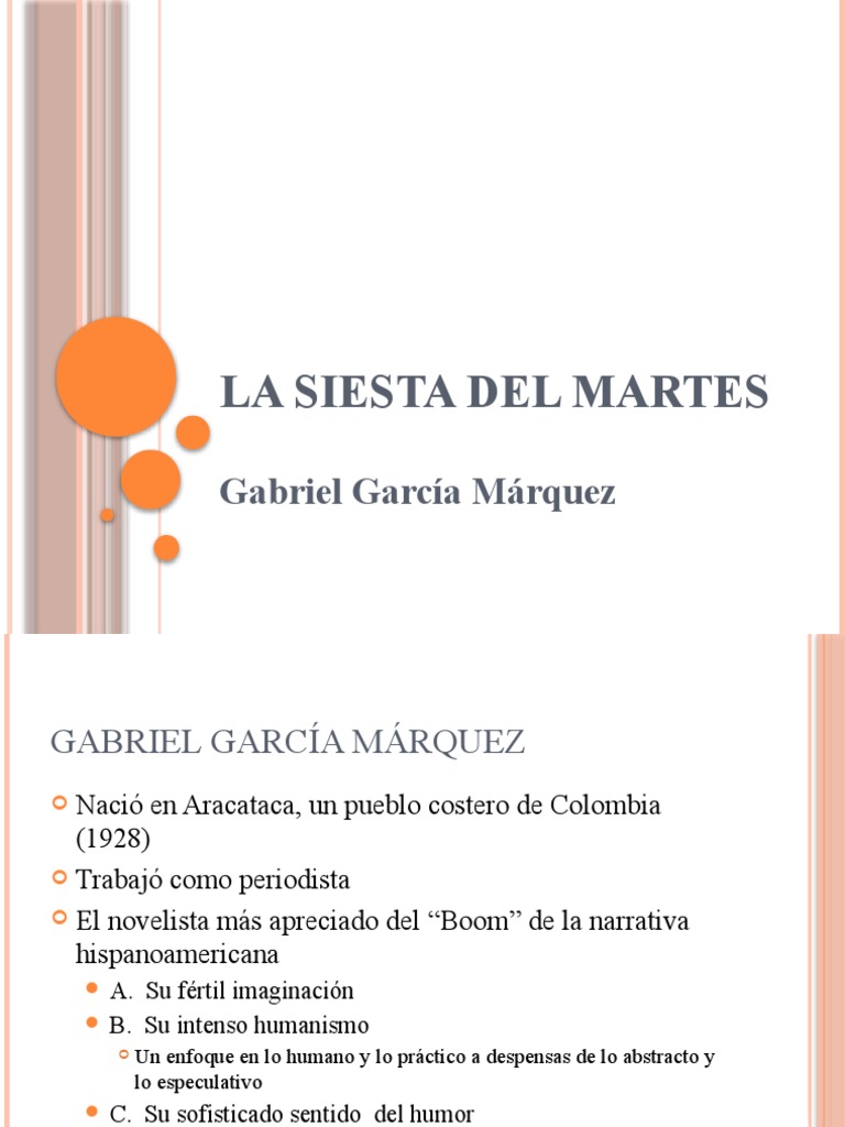 La Siesta Del Martes Power Point | PDF