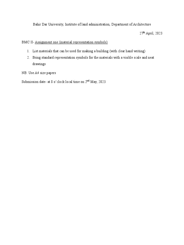 BMC-2 Assignment 1 | PDF