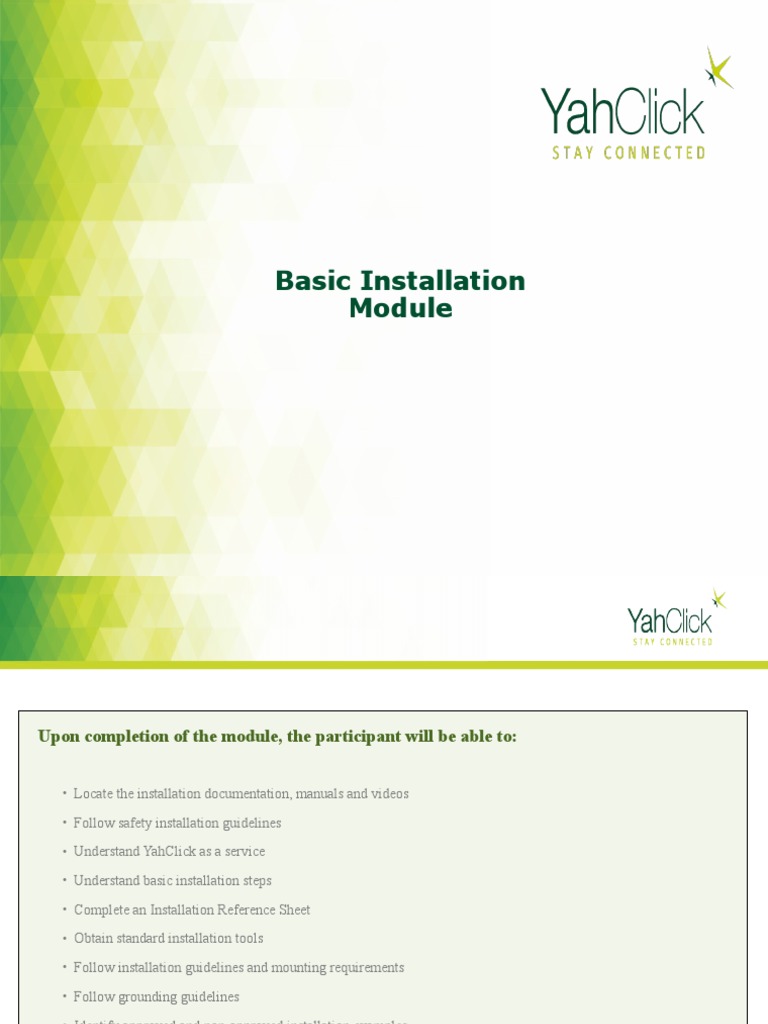 B - Basic Installation Euteslsat | PDF