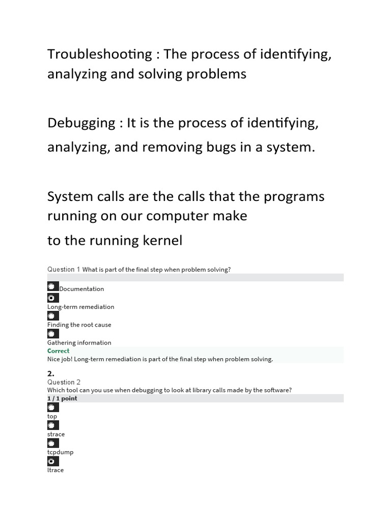 Troubleshooting and Debugging | PDF