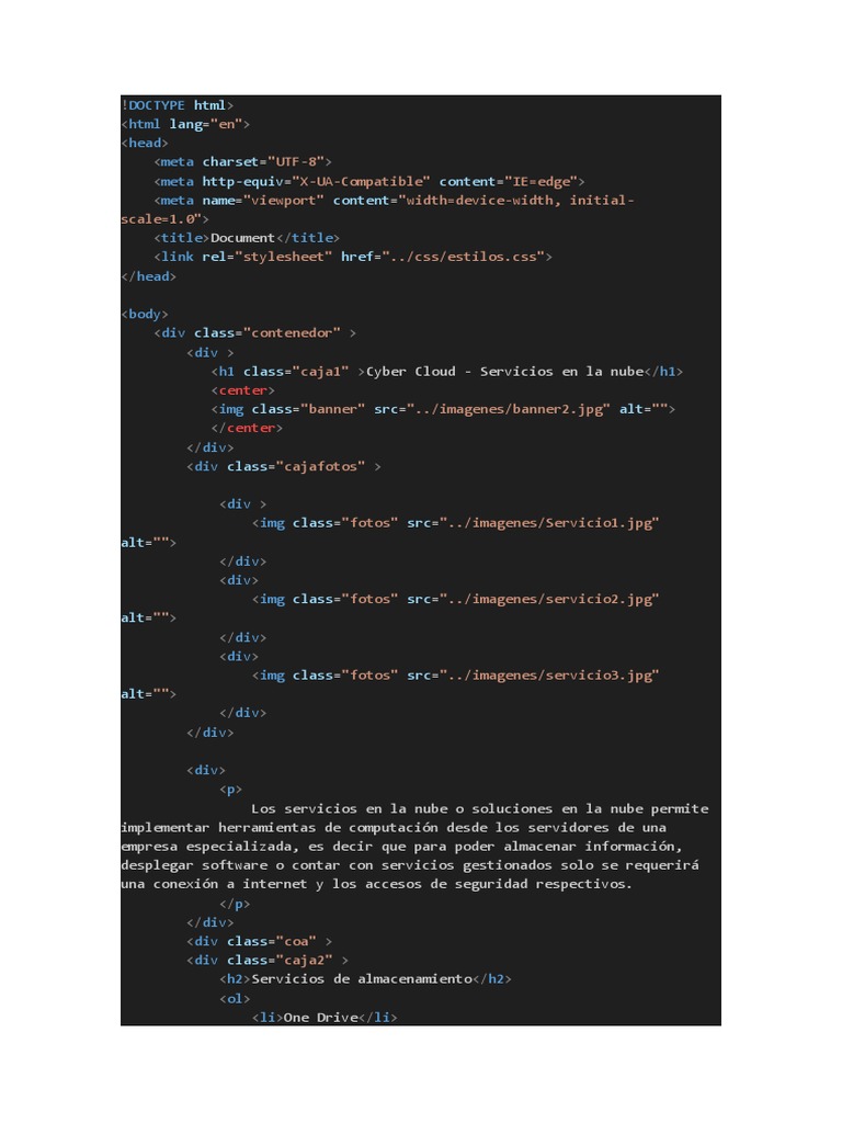 Doctype HTML Head Meta Meta Meta Title Title Link Head Body Div Div h1 ...
