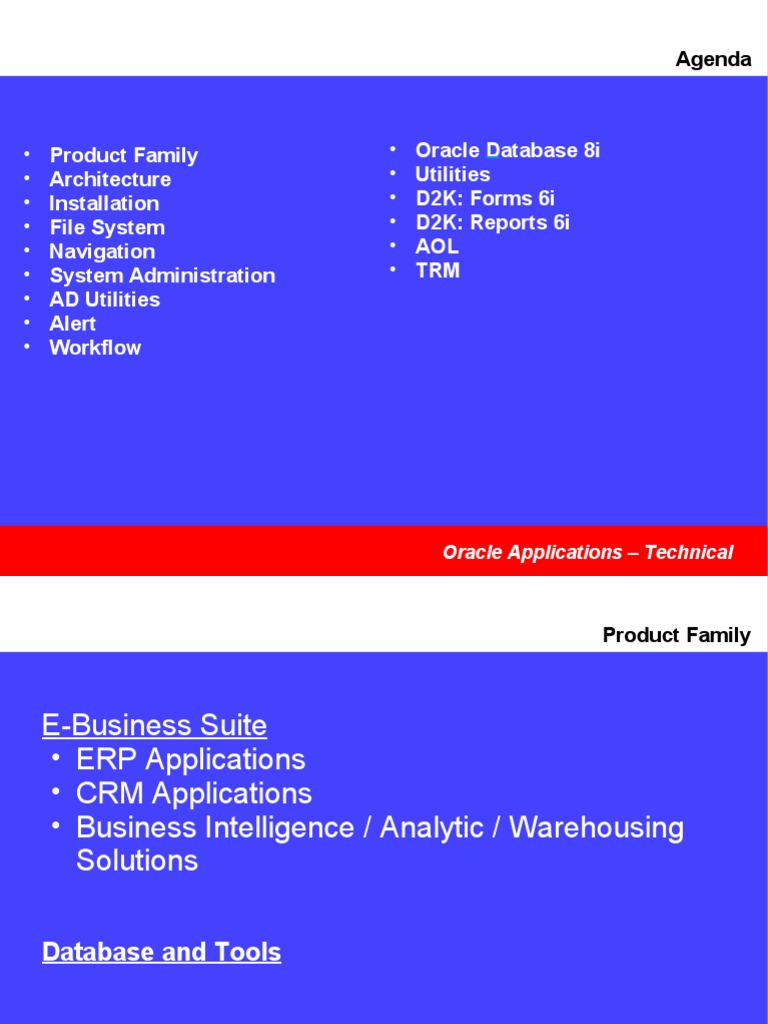 Oracle 11i Beginner Technical Training Pdf Oracle Database Web Server