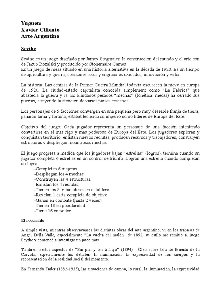 Analisis Del Arte Del Juego Scythe | PDF | Las artes