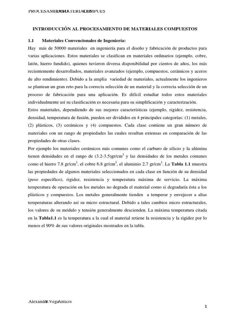 Informacion Complementaria Sem 1 | PDF | Material compuesto | Acero