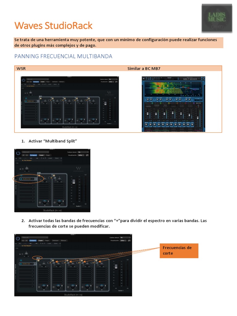 Waves StudioRack - Configuración | PDF | Computadoras | Tecnología e ingeniería