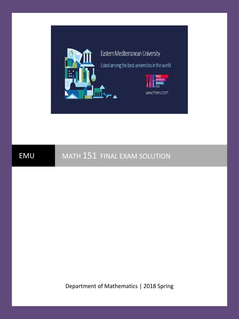 17-18 Spring Final | PDF | Functions And Mappings | Mathematical Relations