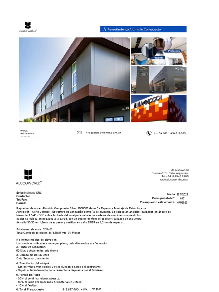 Presupuesto - 647 | PDF