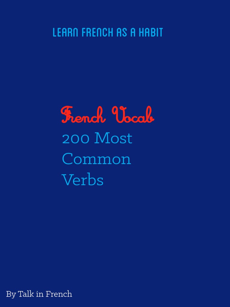 200 Most Common Verbs | PDF | Linguistics