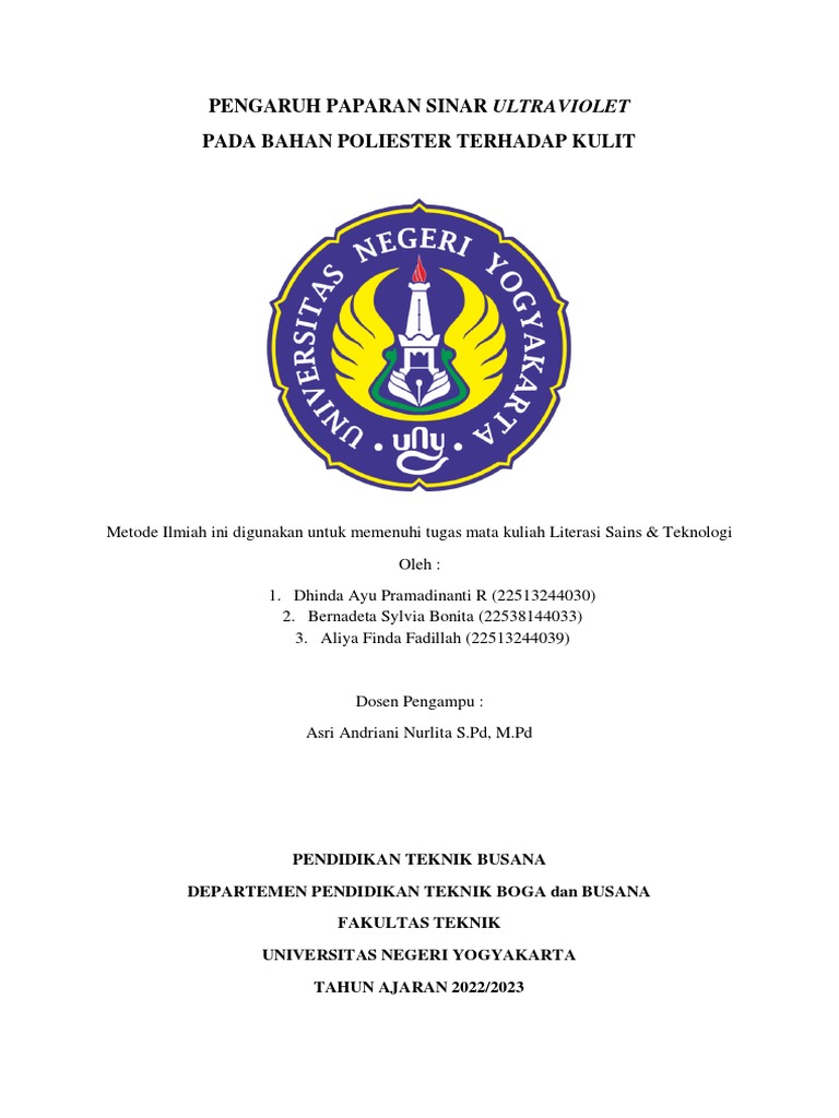 Pengaruh Paparan Sinar Ultraviolet | PDF