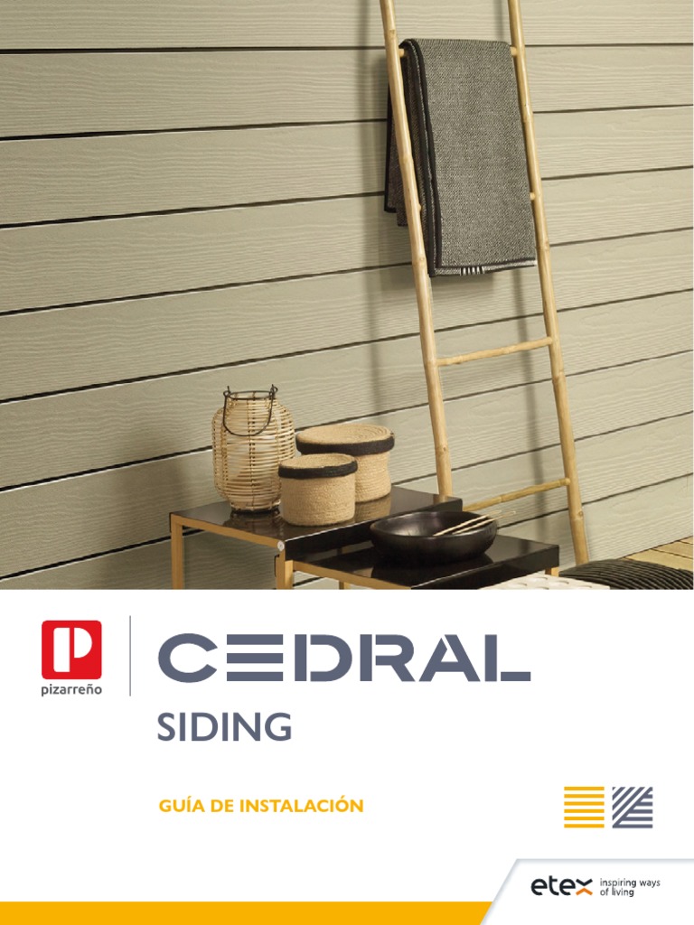 Guía de Instalación de Siding Pizarreño Cedral | PDF