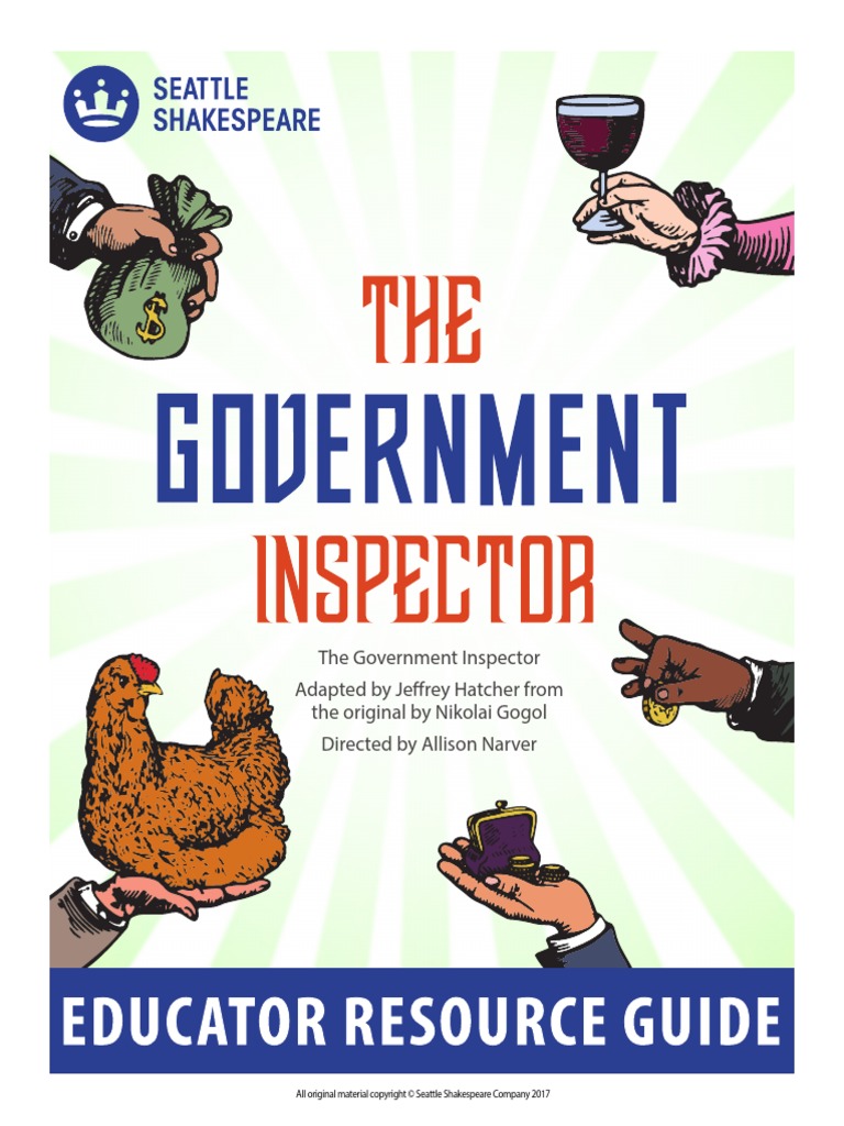 The Government Inspector Study Guide | PDF | Nikolai Gogol