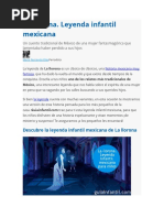 Leyenda de La Llorona | PDF