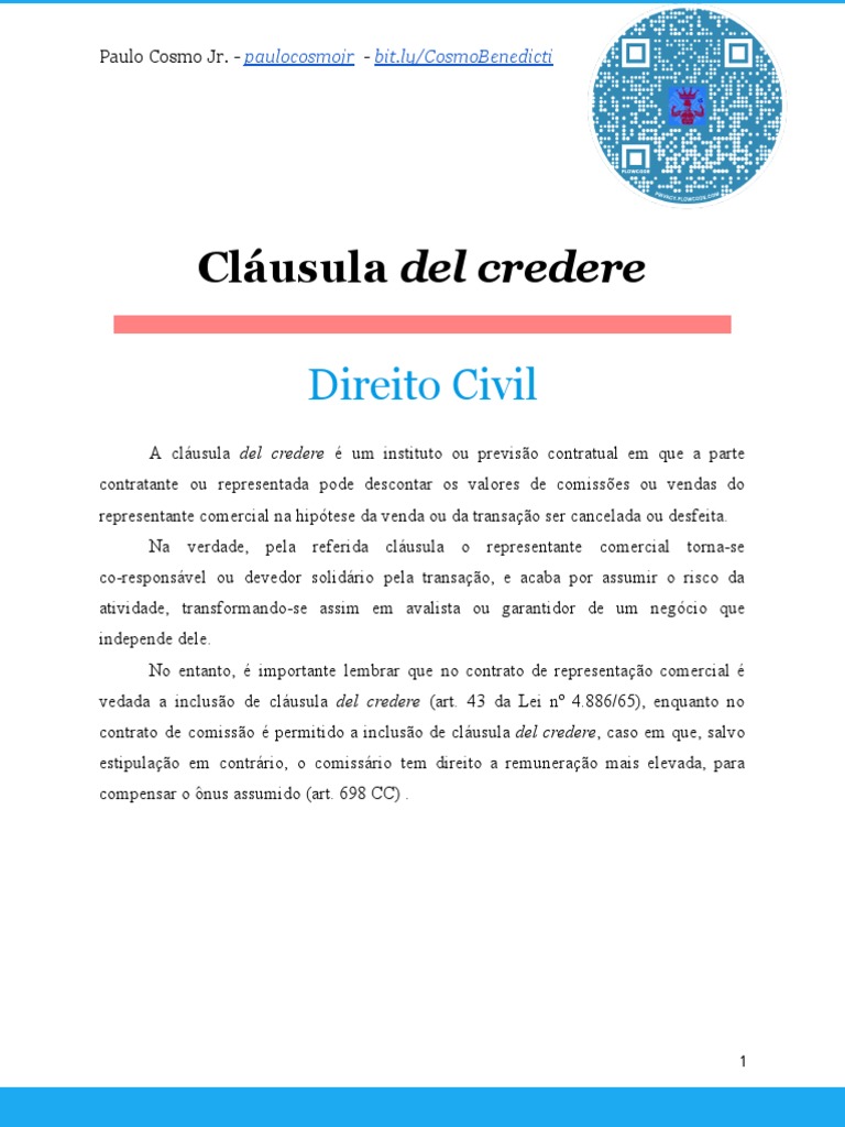 Cláusula Del Credere | PDF