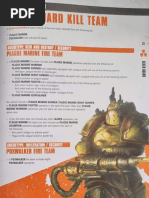 Kill Team - Plague Marines Reference Sheet | PDF