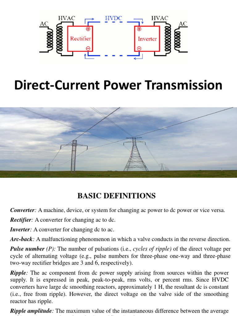 EENG611-7-Chapter 6-Part I | Download Free PDF | High Voltage Direct Current | Electric Power ...