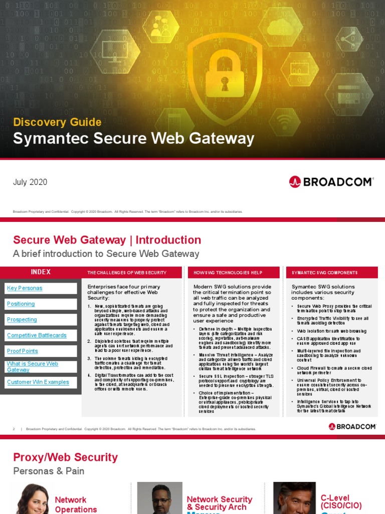 Symantec Secure Web Gateway Discovery Guide 04aug2020 | PDF