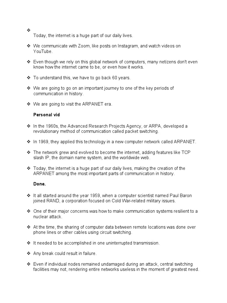 Script For STS | PDF | Computer Network | Packet Switching