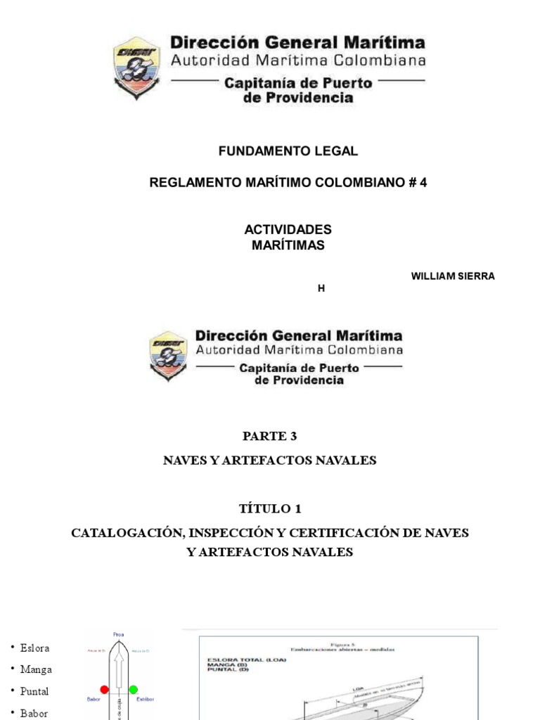 Catalogación y Certificación Naval en Colombia | PDF | Tecnología