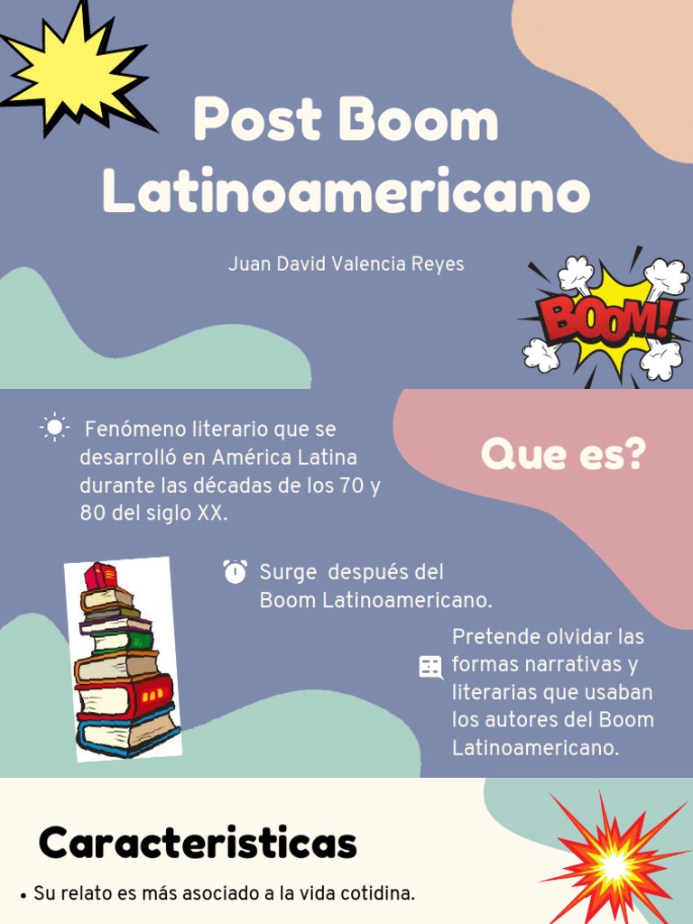 Post Boom Latinoamericano - JDVR | PDF