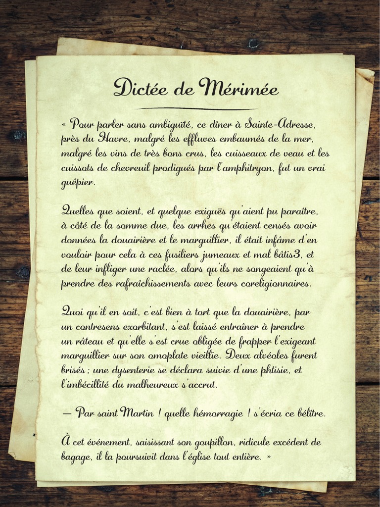 dictee-merimee | PDF