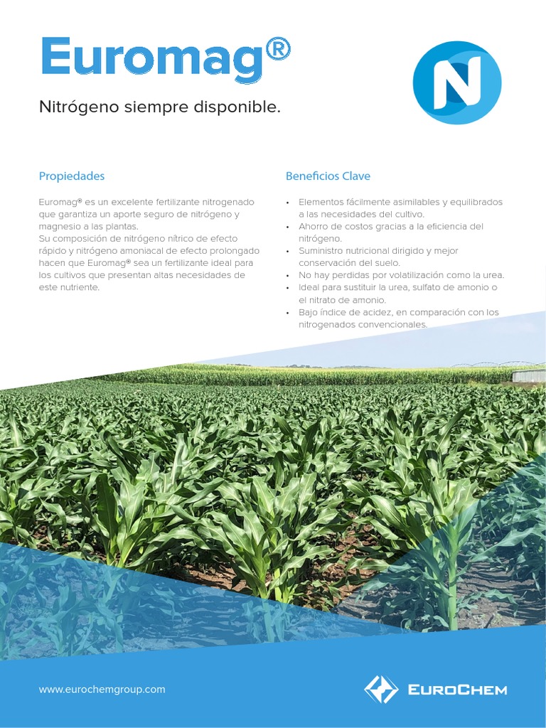 Euromag | PDF | Fertilizante | Nitrógeno