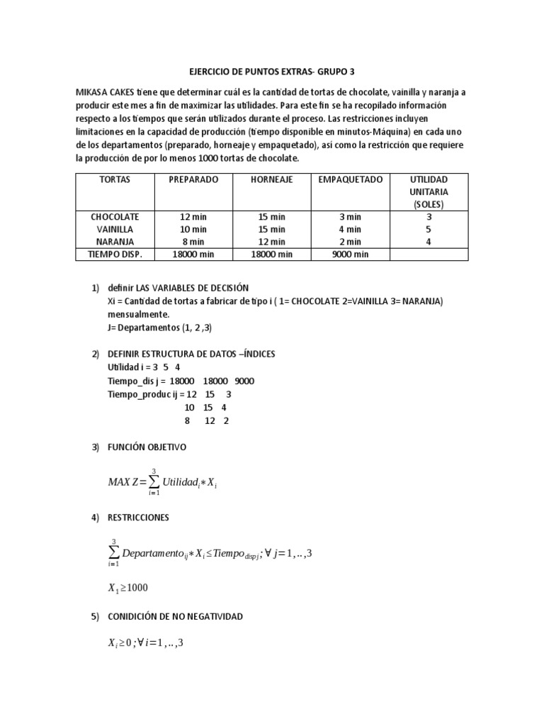 Ejercicio De Puntos Extras Pdf 