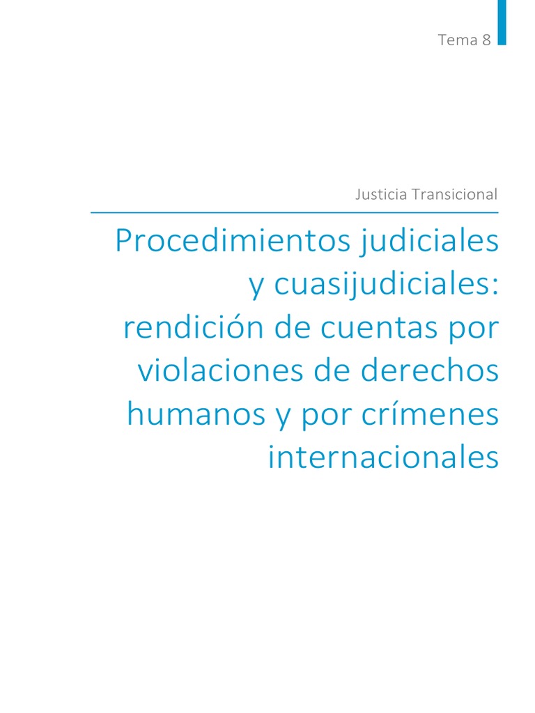 Tema 8 | PDF | Corte Criminal Internacional | Derecho penal