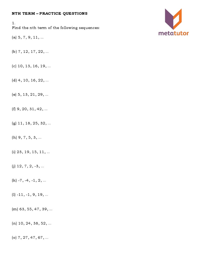 NTH Term | PDF