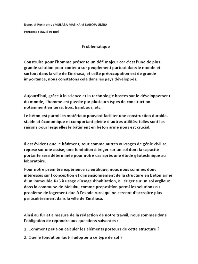 Construction durable à Kinshasa | PDF