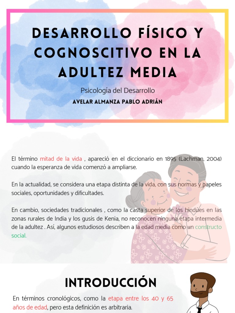 Desarrollo Físico y Cognoscitivo en La Adultez Media | PDF | Adultos | Inteligencia