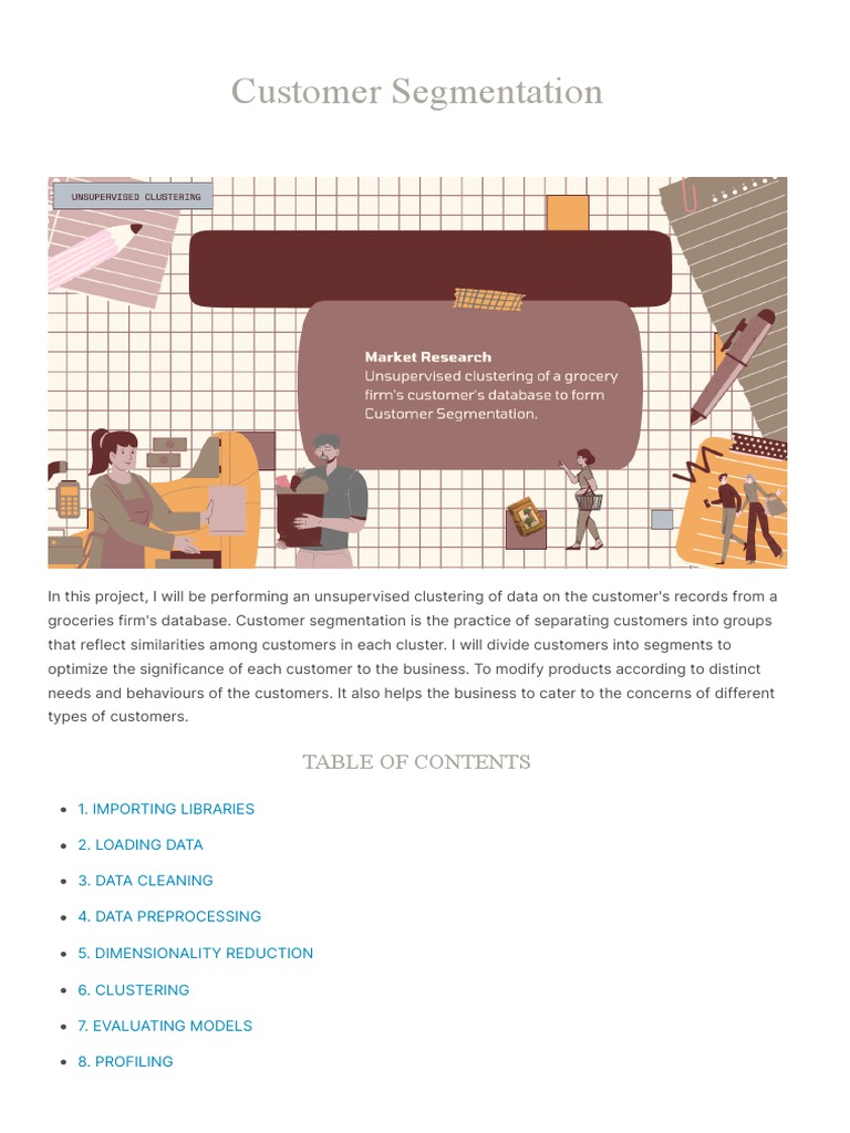 Customer Segmentation 1683225943 | PDF | Cluster Analysis | Principal ...